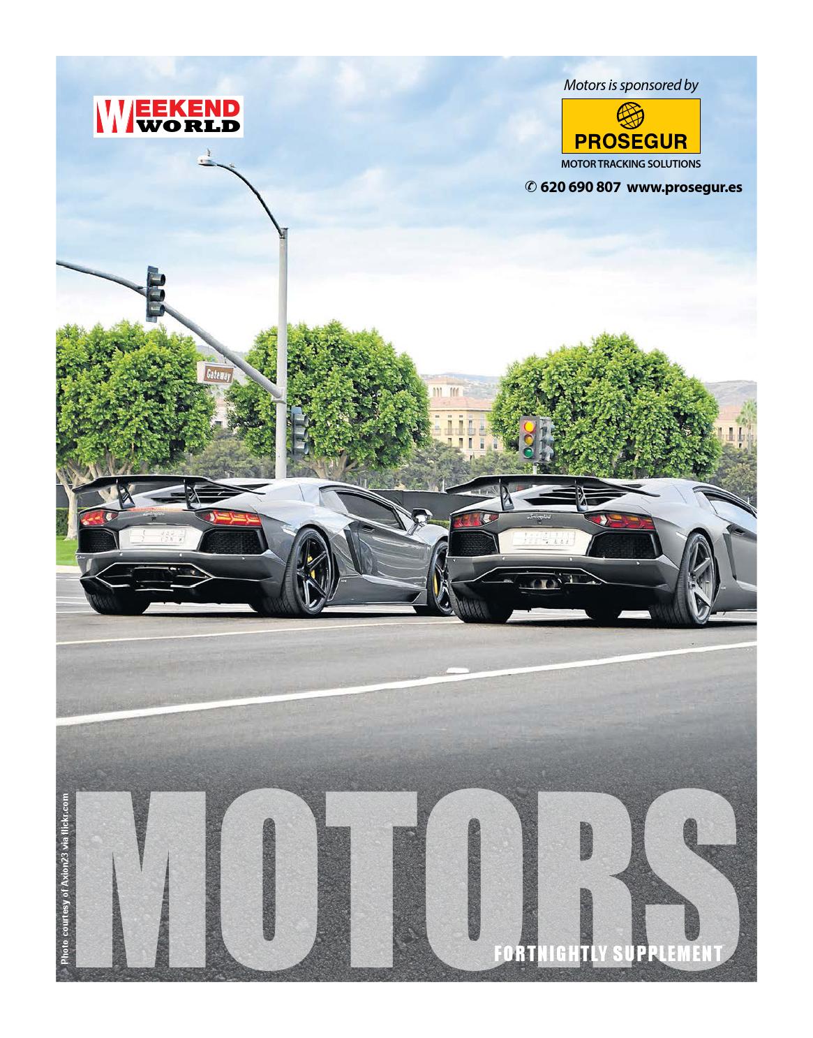 WEEKEND WORLD NEWSPAPER - MOTOR SUPPLEMENT by ClearVision Marketing - Issuu