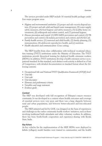 Ethiopia Health Extension Program by World Bank Publications - Issuu