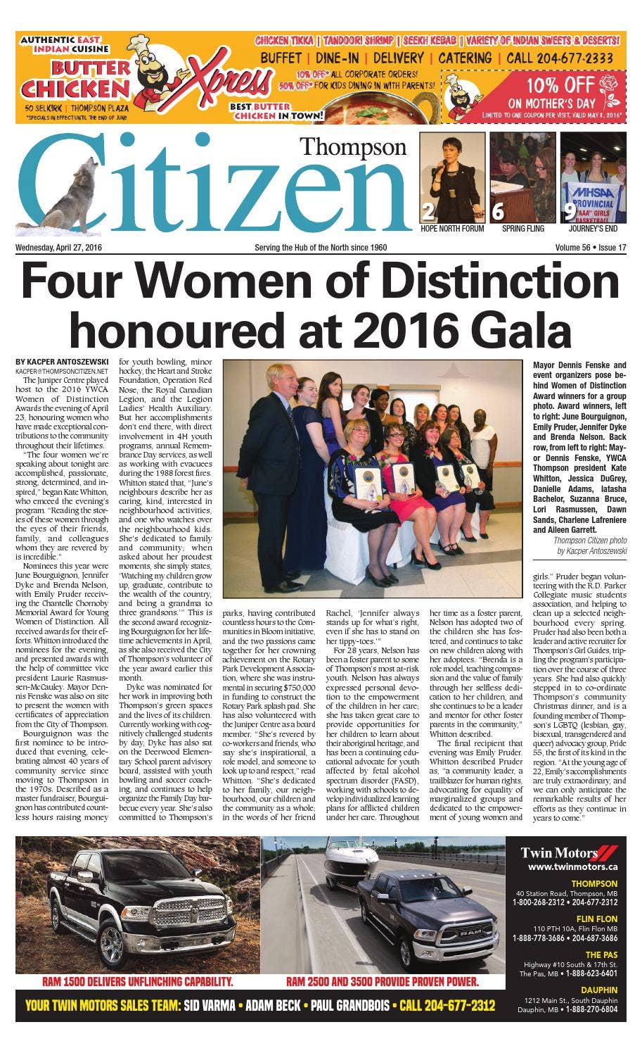 April 27 2016 by Thompson Citizen - Issuu