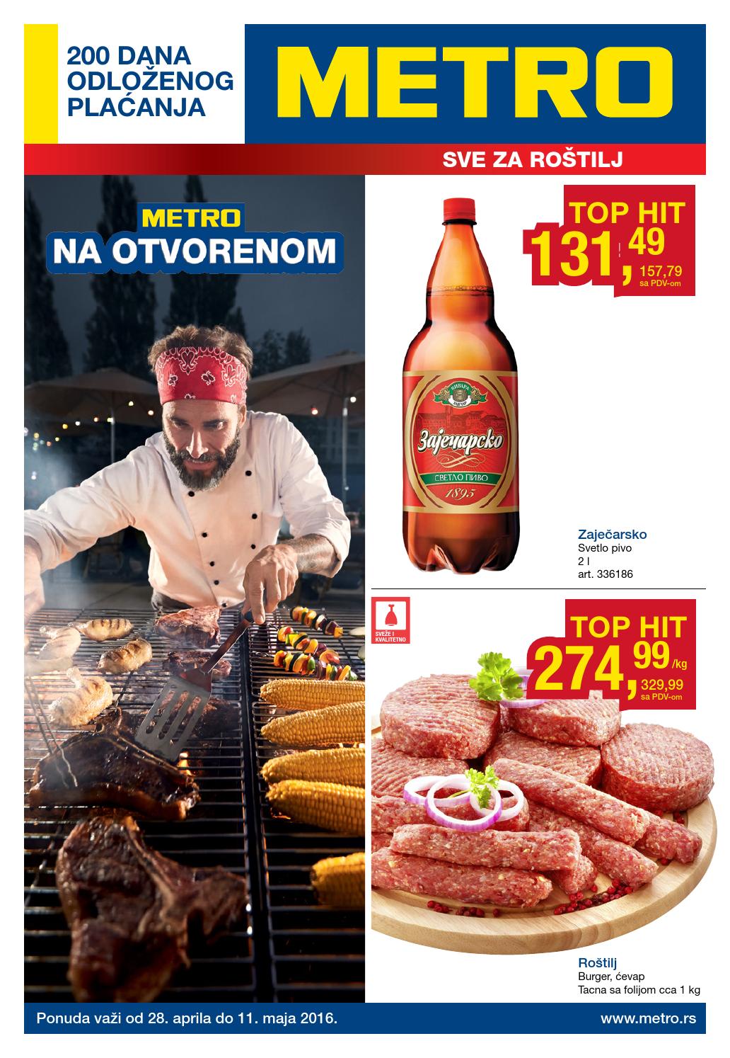 Metro sve za roštilj od 28 04 11 05 2016 by Catalog.rs - Issuu