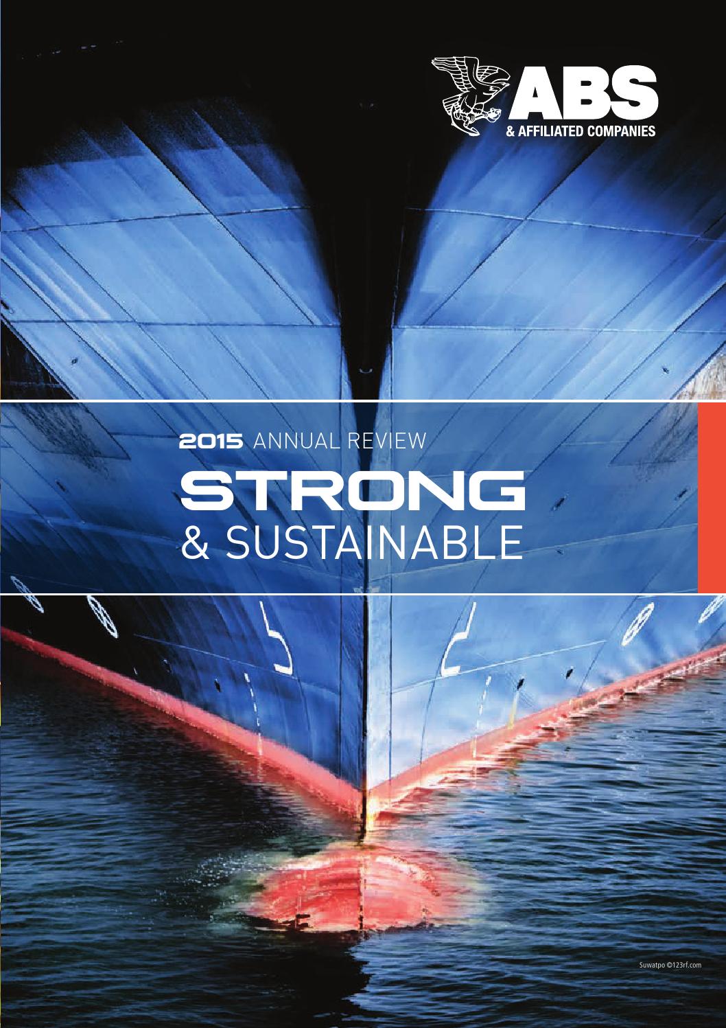 ABS Annual Review 2015 by American Bureau of Shipping (ABS) - Issuu