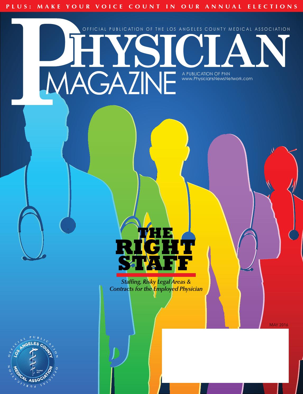 May 2016 | Physician Magazine by Los Angeles County Medical Association ...