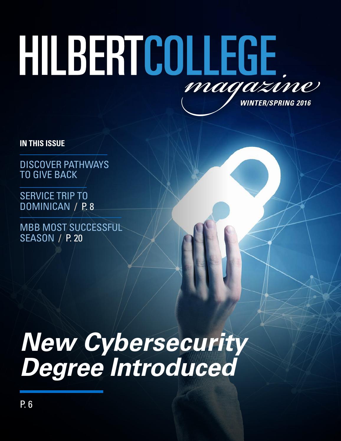 Hilbert College Magazine - Winter/Spring 2016 by Hilbert College - Issuu