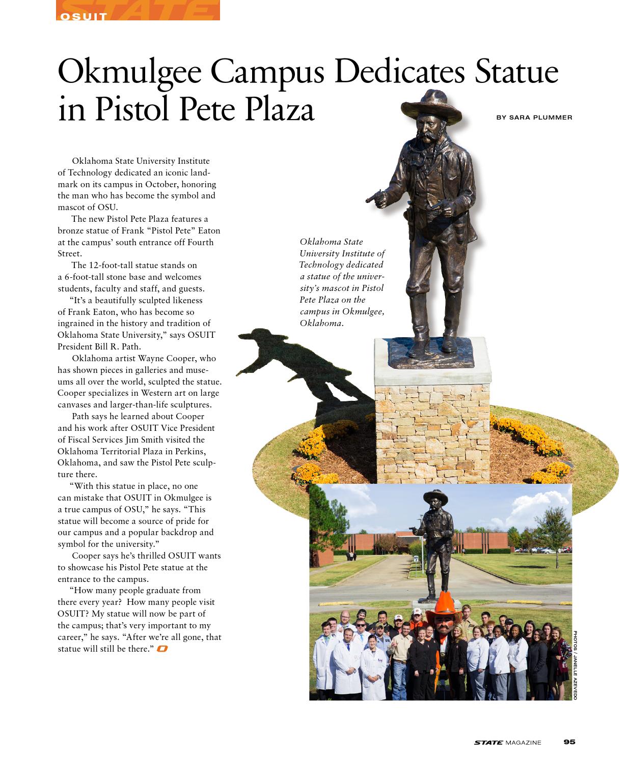 STATE Magazine Spring 2016 by Oklahoma State - Issuu