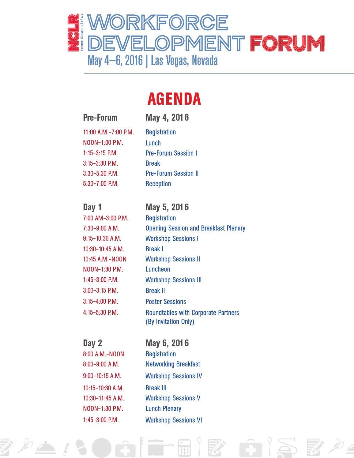 2016 NCLR Workforce Development Forum Agenda by UnidosUS - Issuu
