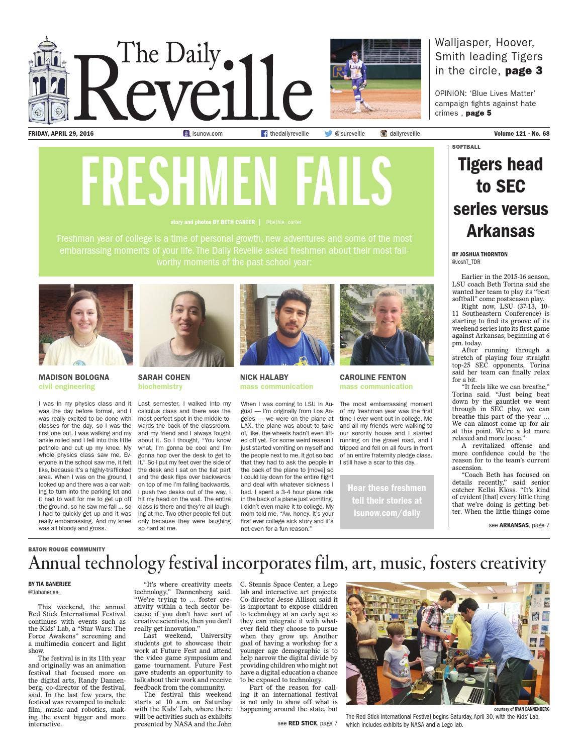 The Daily Reveille 4-29-16 by Reveille - Issuu