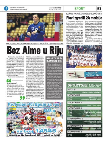 Dnevne novine 29. april 2016. by Dnevne Novine - Issuu