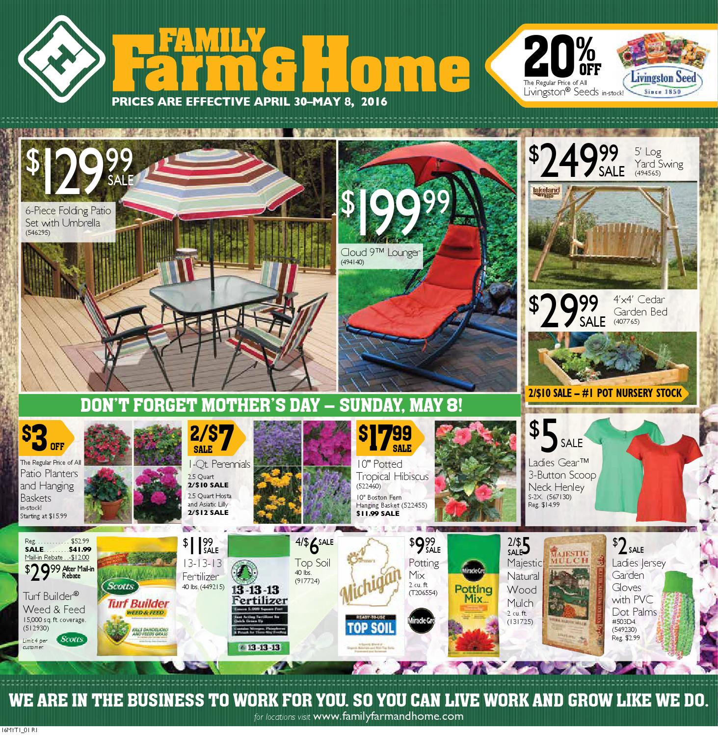 Archived, Inactive Ad: Family Farm & Home MYT1 Ad (Effective April 30 ...