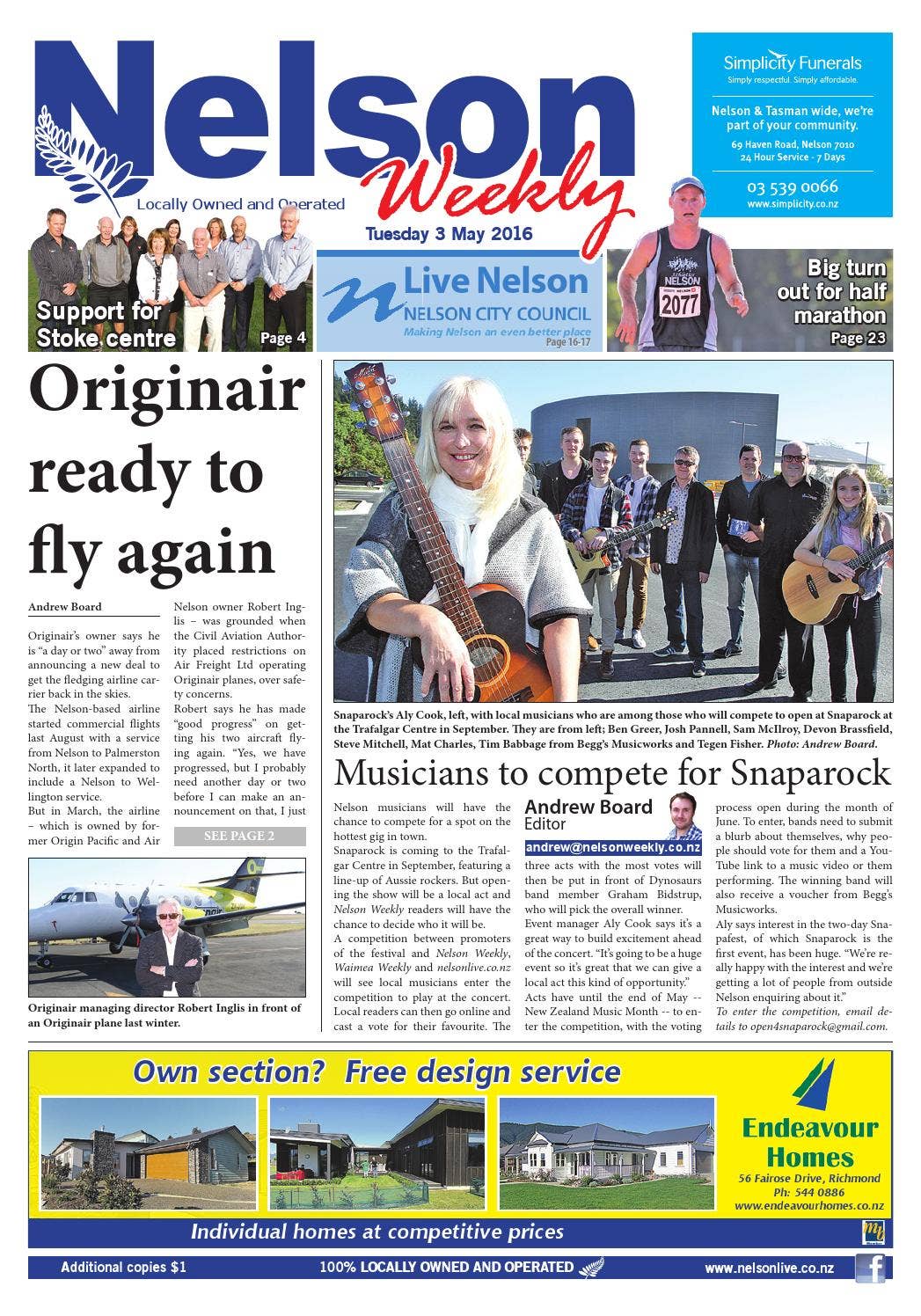 May 3 2016 nelson weekly 32pgs web by Top South Media - Issuu