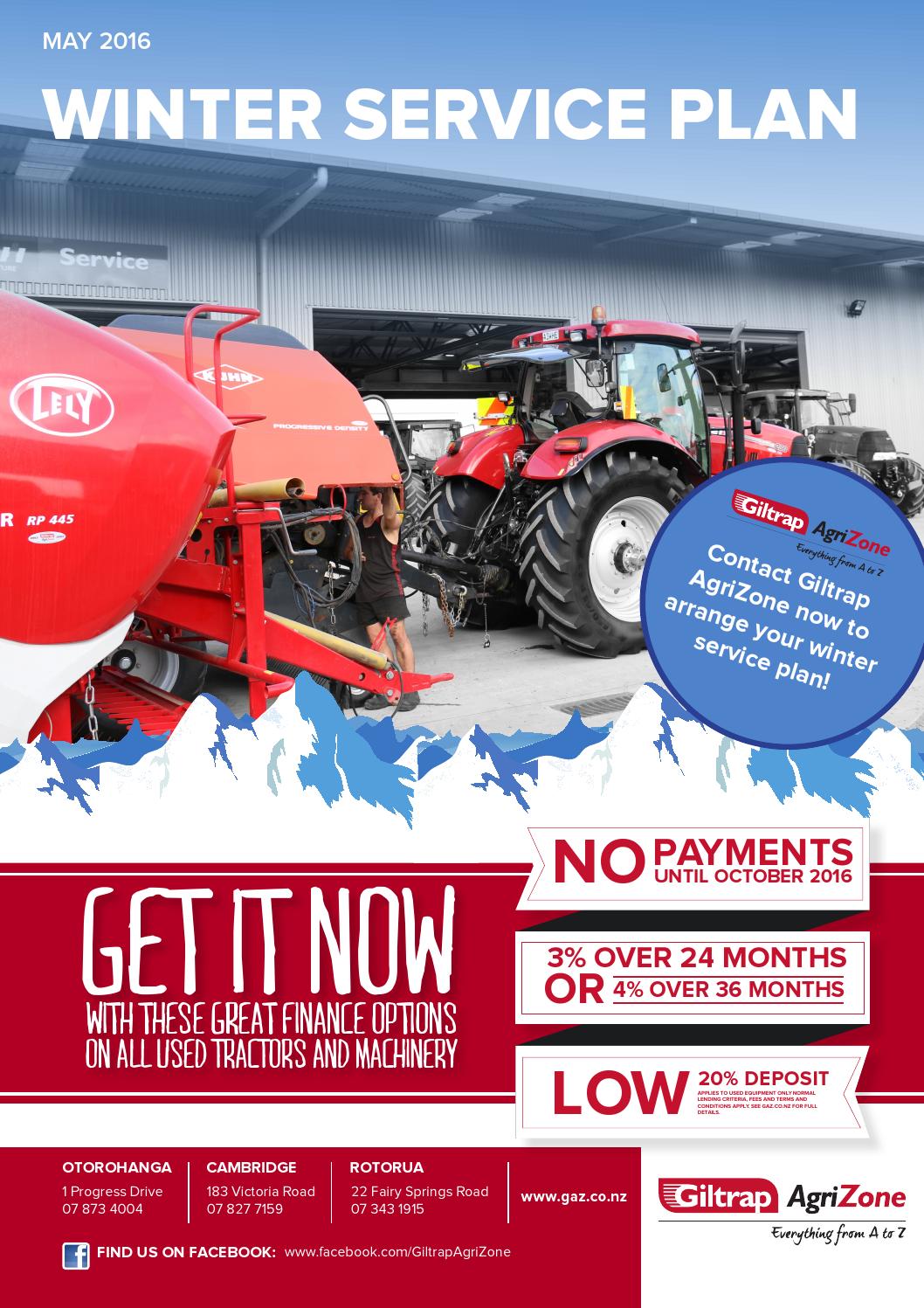 Statement Flyer May 2016 by Giltrap AgriZone - Issuu