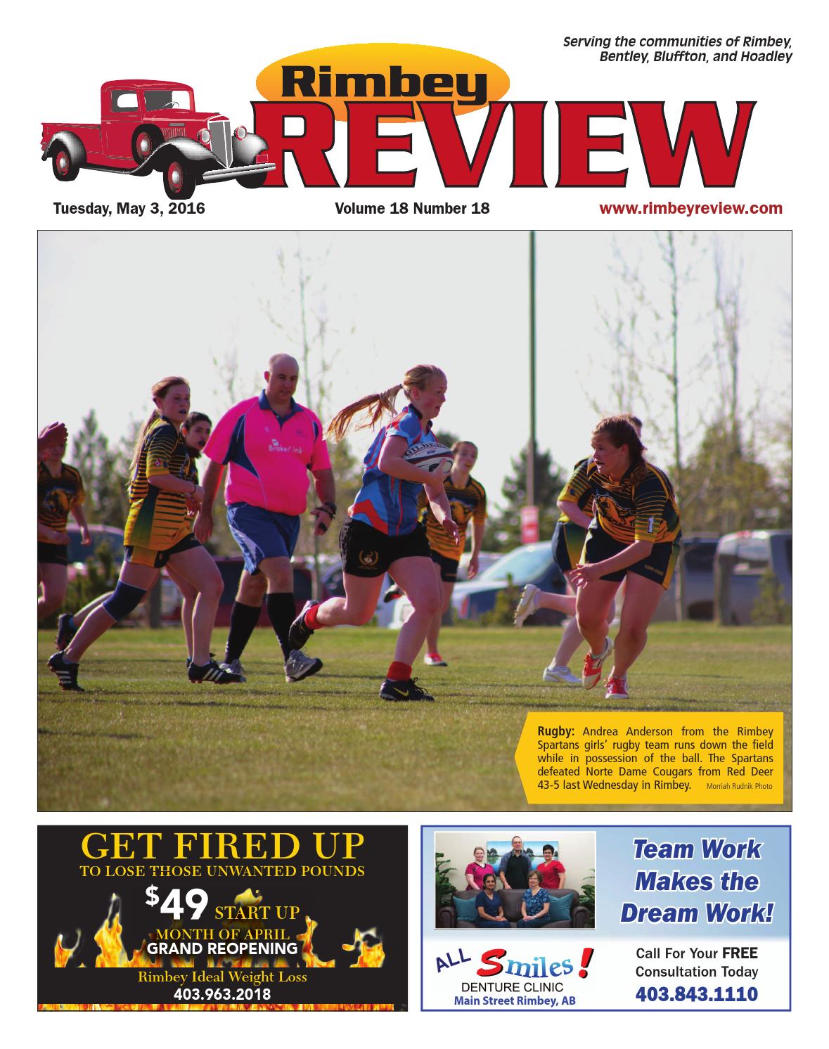 Rimbey Review, May 03, 2016 by Black Press Media Group - Issuu