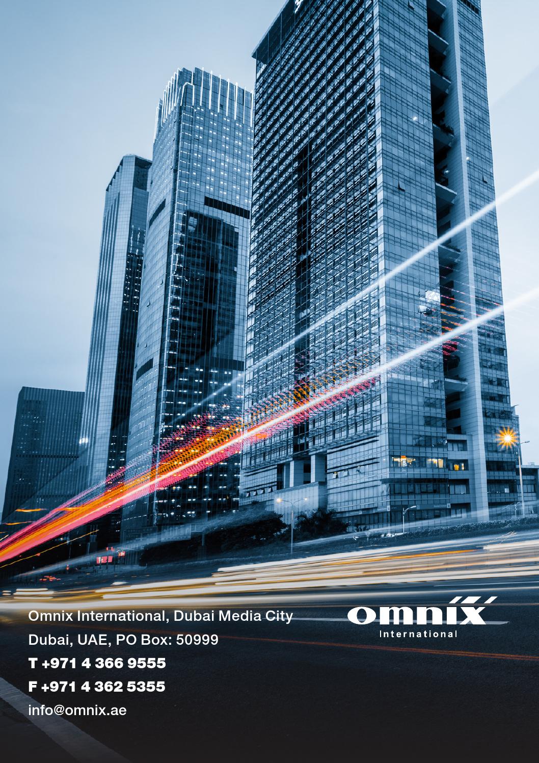 Omnix International LLC - Brochure 2016 by Business Chief Middle East ...