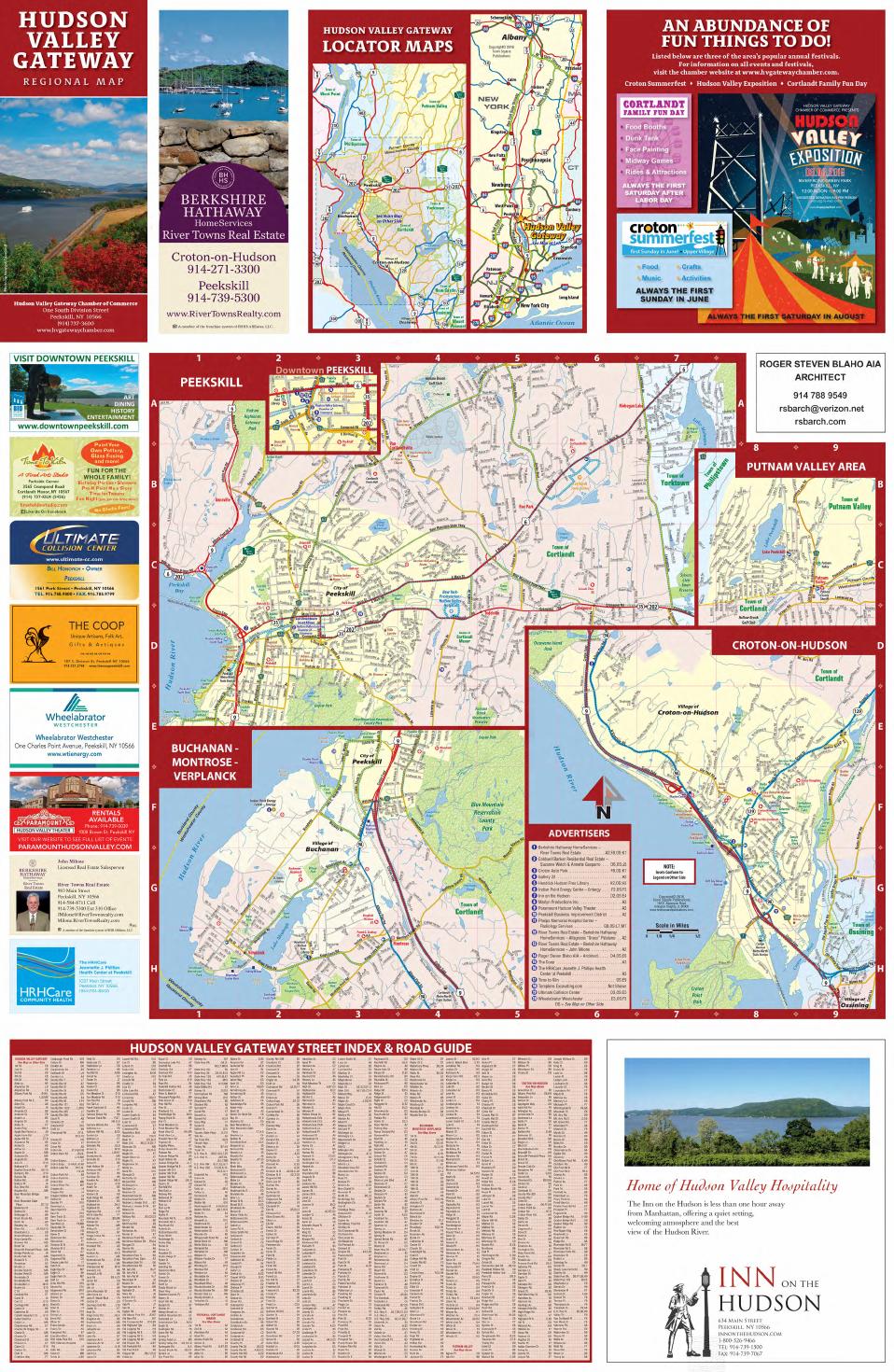 Hudson Valley NY Chamber Map by Town Square Publications, LLC - Issuu