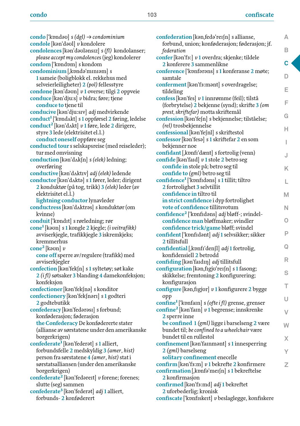 Engelsk ordbok (utdrag) by Cappelen Damm - Issuu