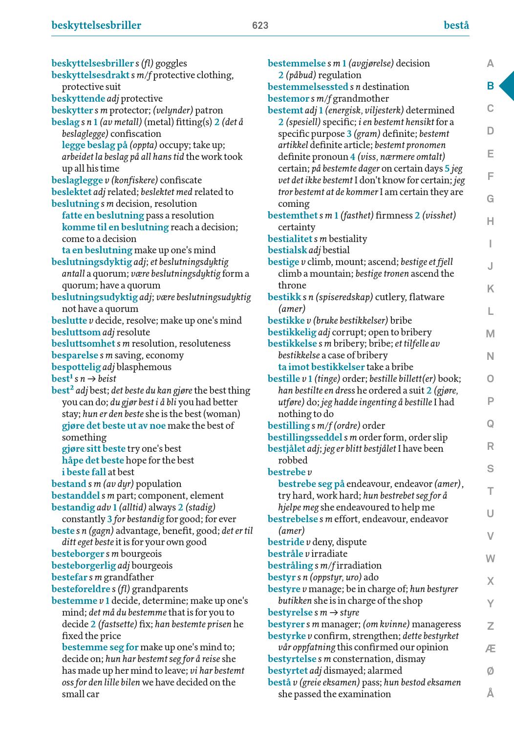 Engelsk ordbok (utdrag) by Cappelen Damm - Issuu