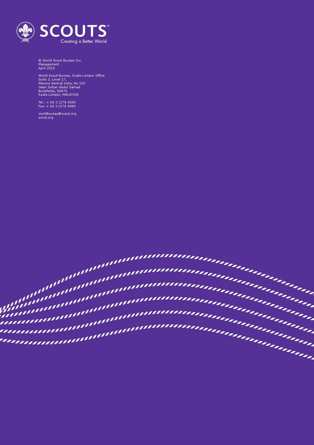 World Scout Bureau BIANNUAL REPORT JULY-DECEMBER 2014 by World ...