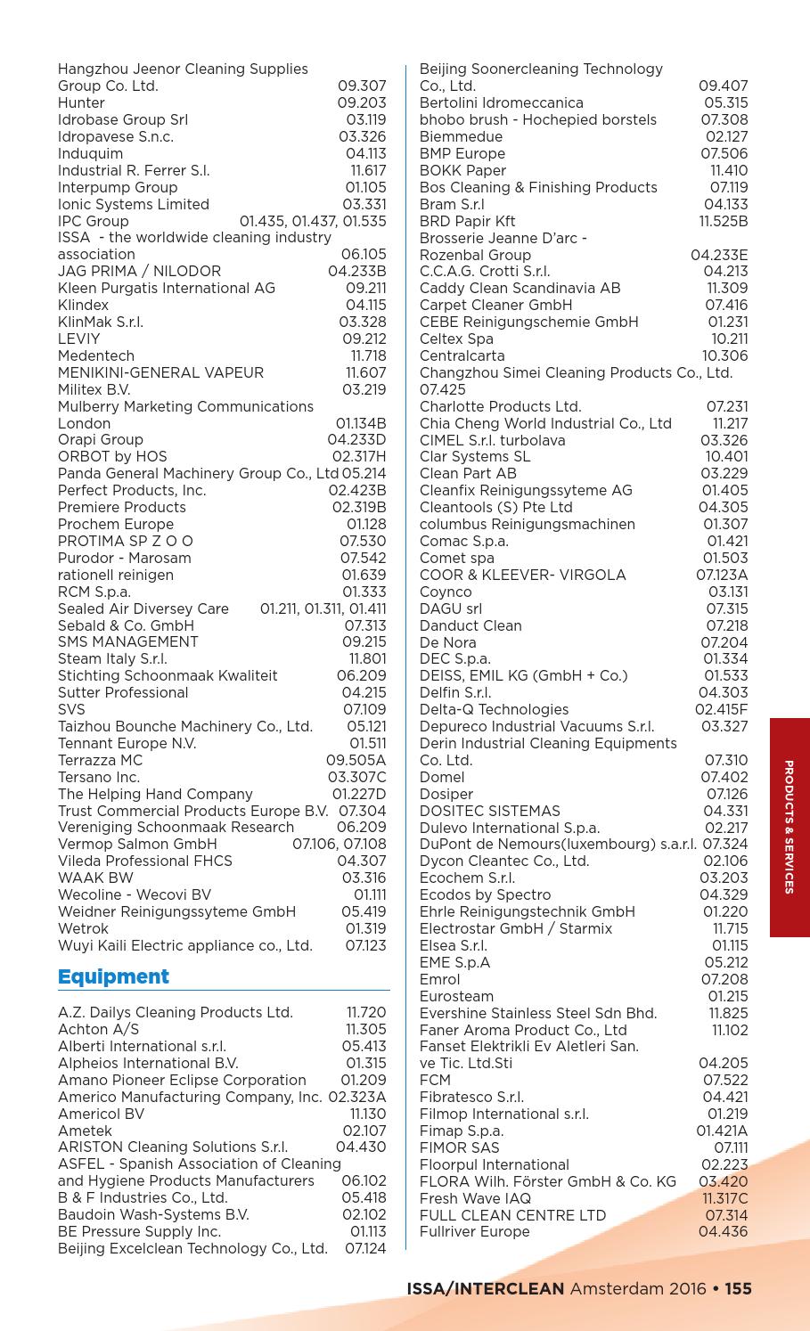 Issa interclean catalogue 2016 by RAI Amsterdam - Issuu