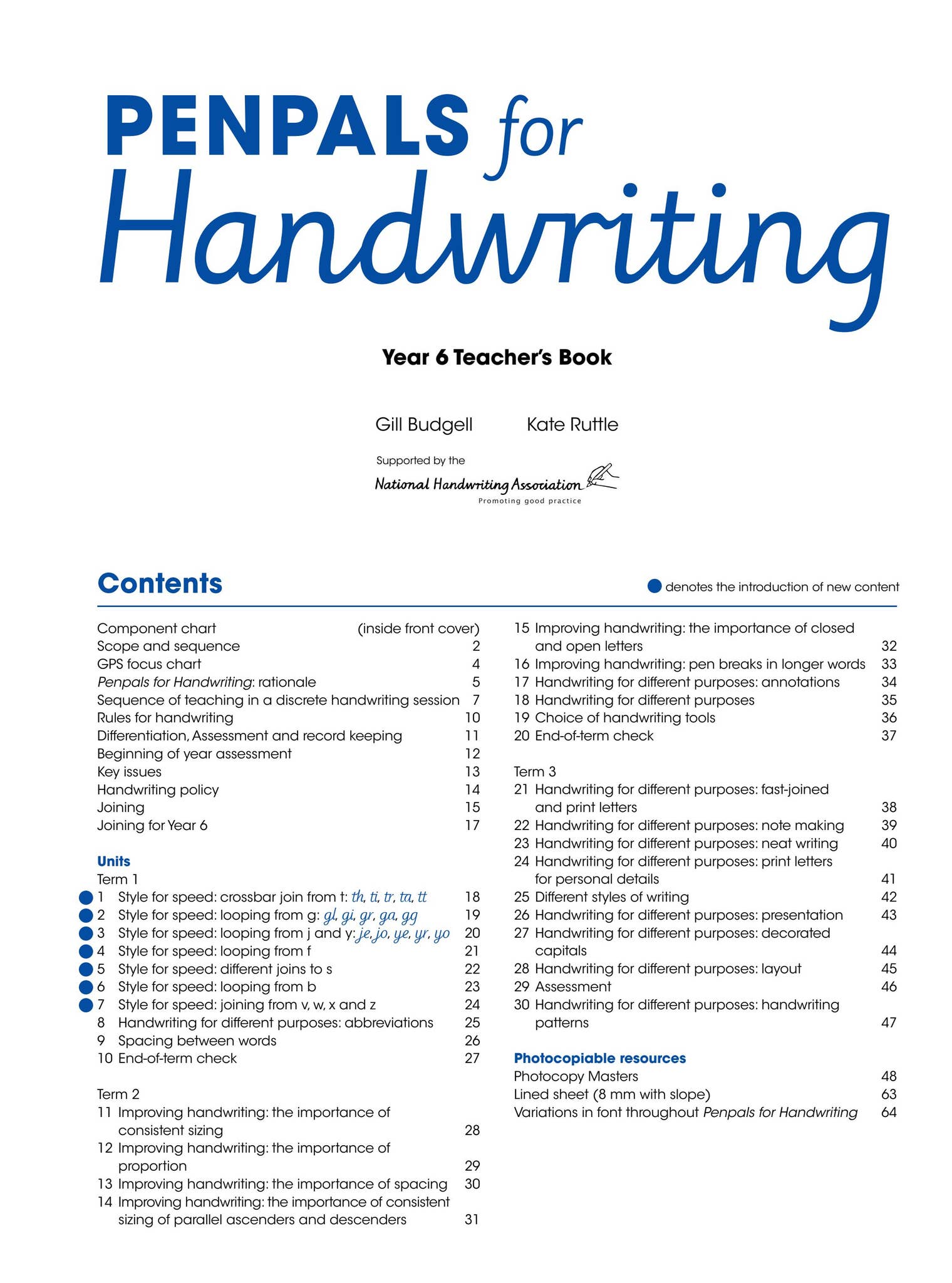 Penpals for Handwriting Teacher's Book 6 by Cambridge International ...