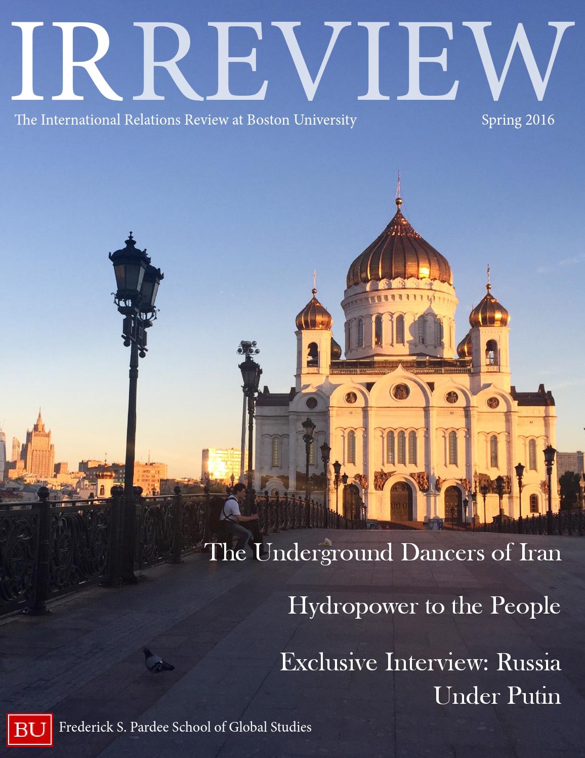 International Relations Review Spring 2016 Edition by The International ...