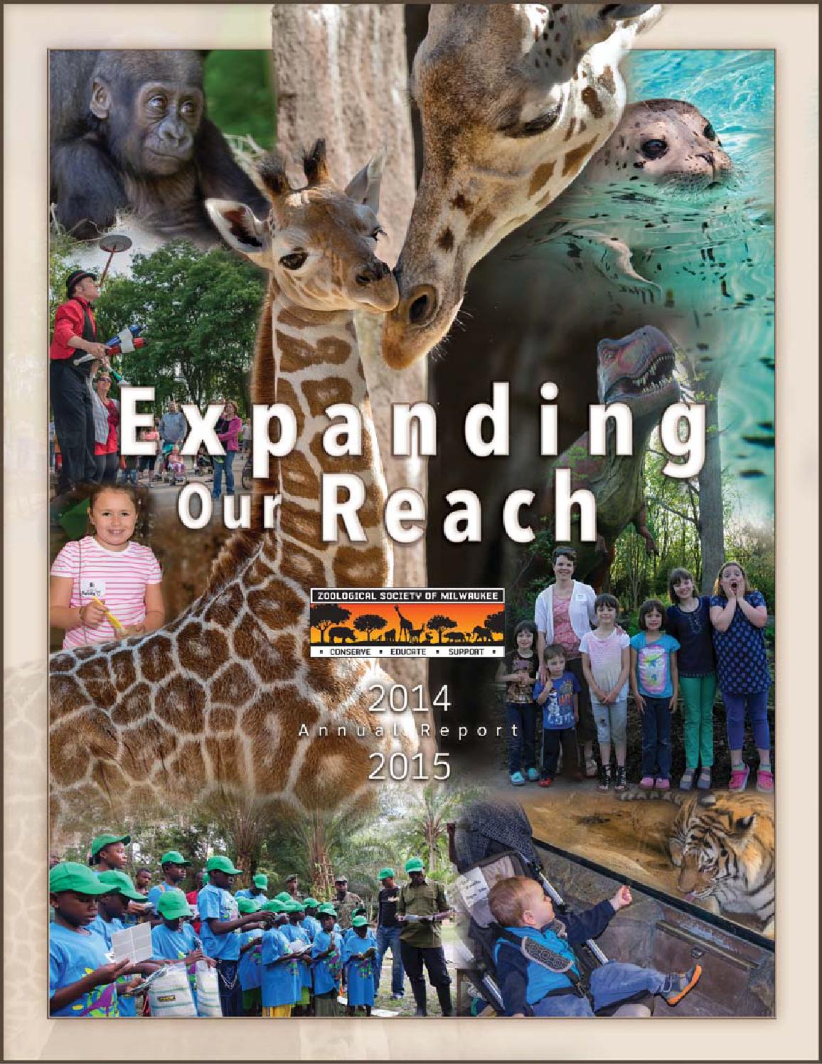2014-15 Zoological Society of Milwaukee Annual Report by Zoological ...