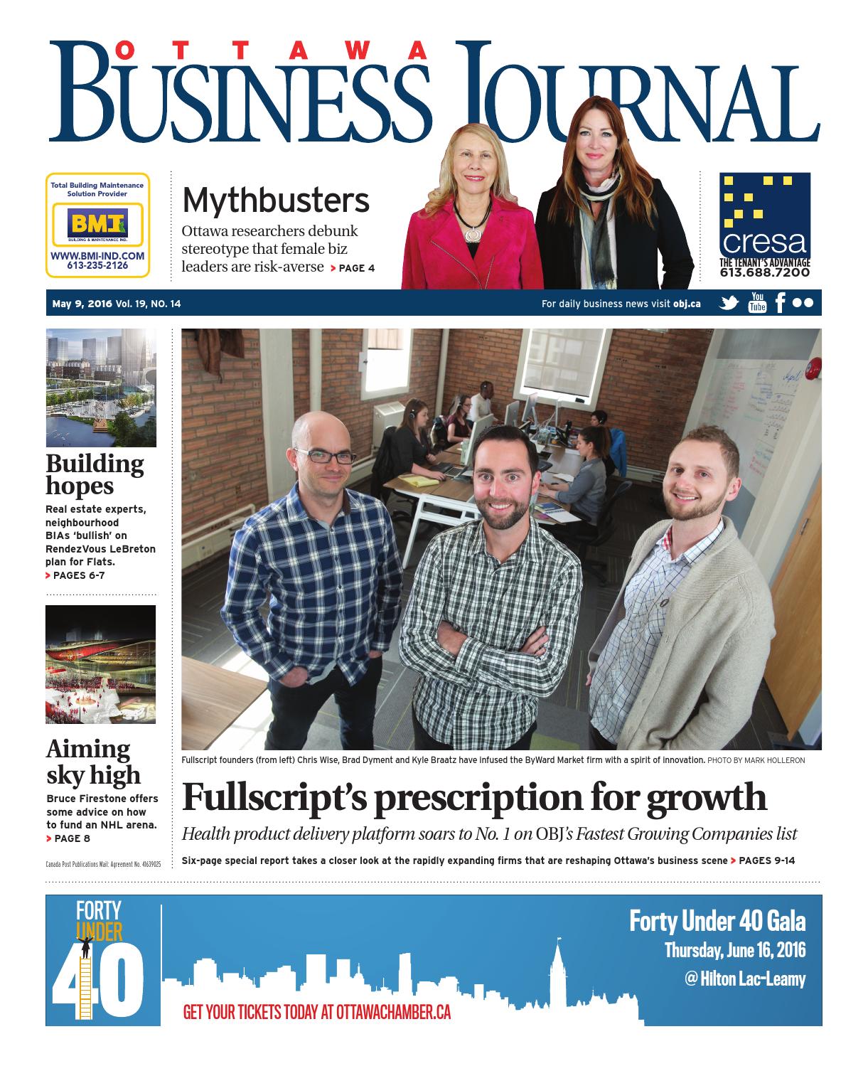 Ottawa Business Journal 20160509 by Great River Media inc. - Issuu