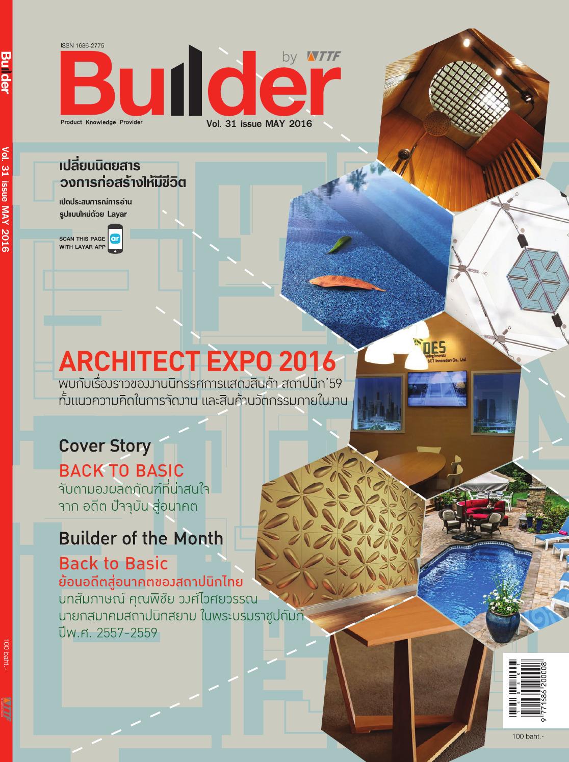 Builder Magazine Vol.31 issue , May 2016 by TTF International Co.Ltd ...