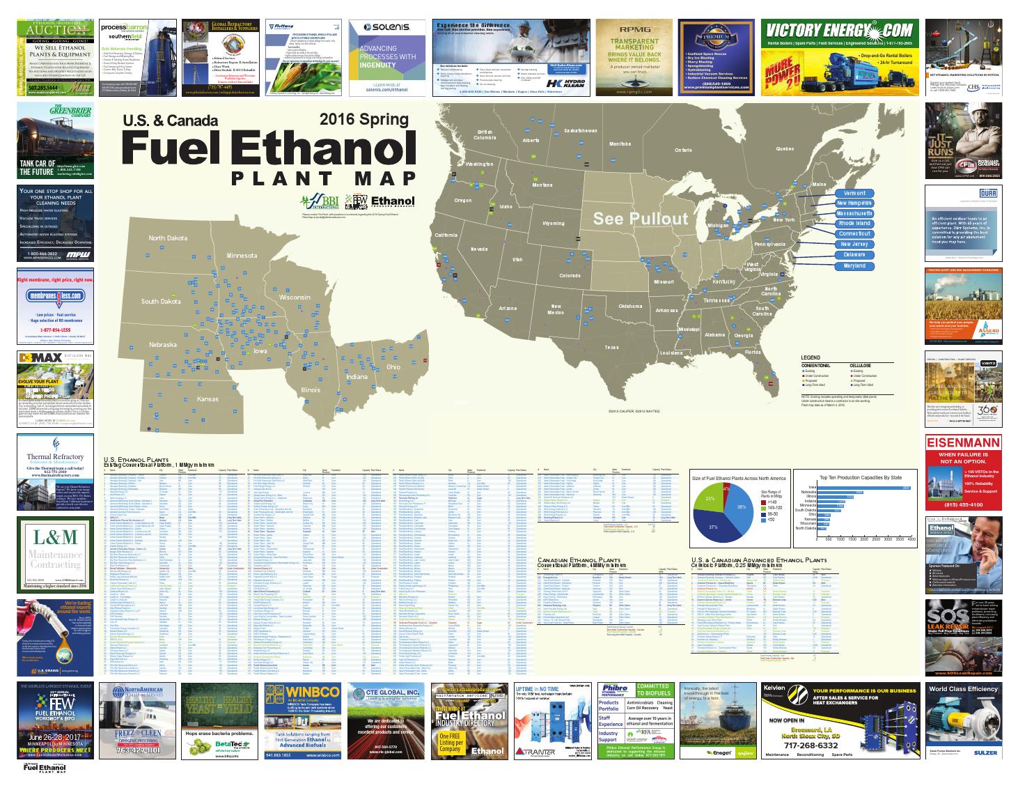 2016 Spring Fuel Ethanol Plant Map by BBI International - Issuu
