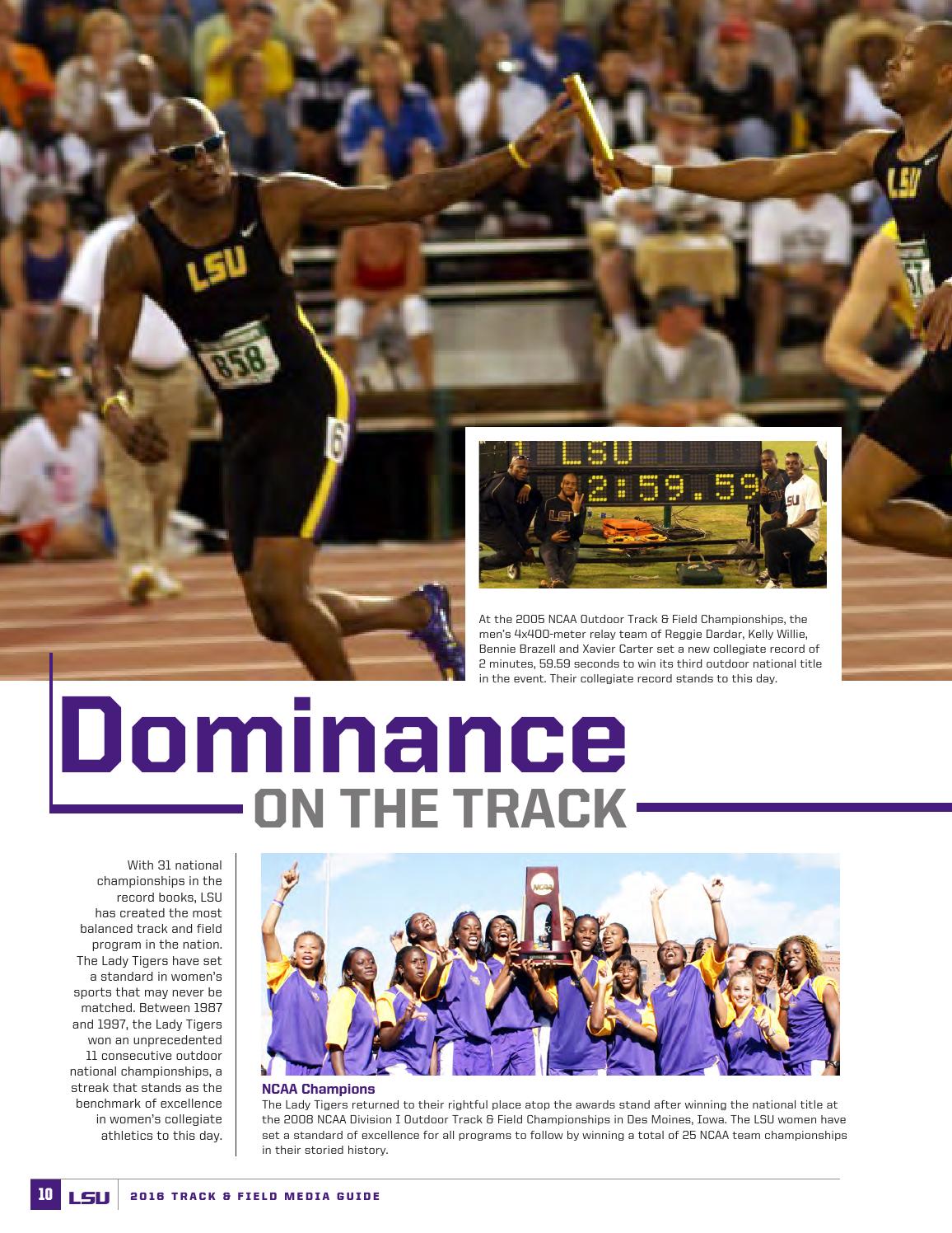 2016 LSU Track & Field Medie Guide by LSU Athletics - Issuu