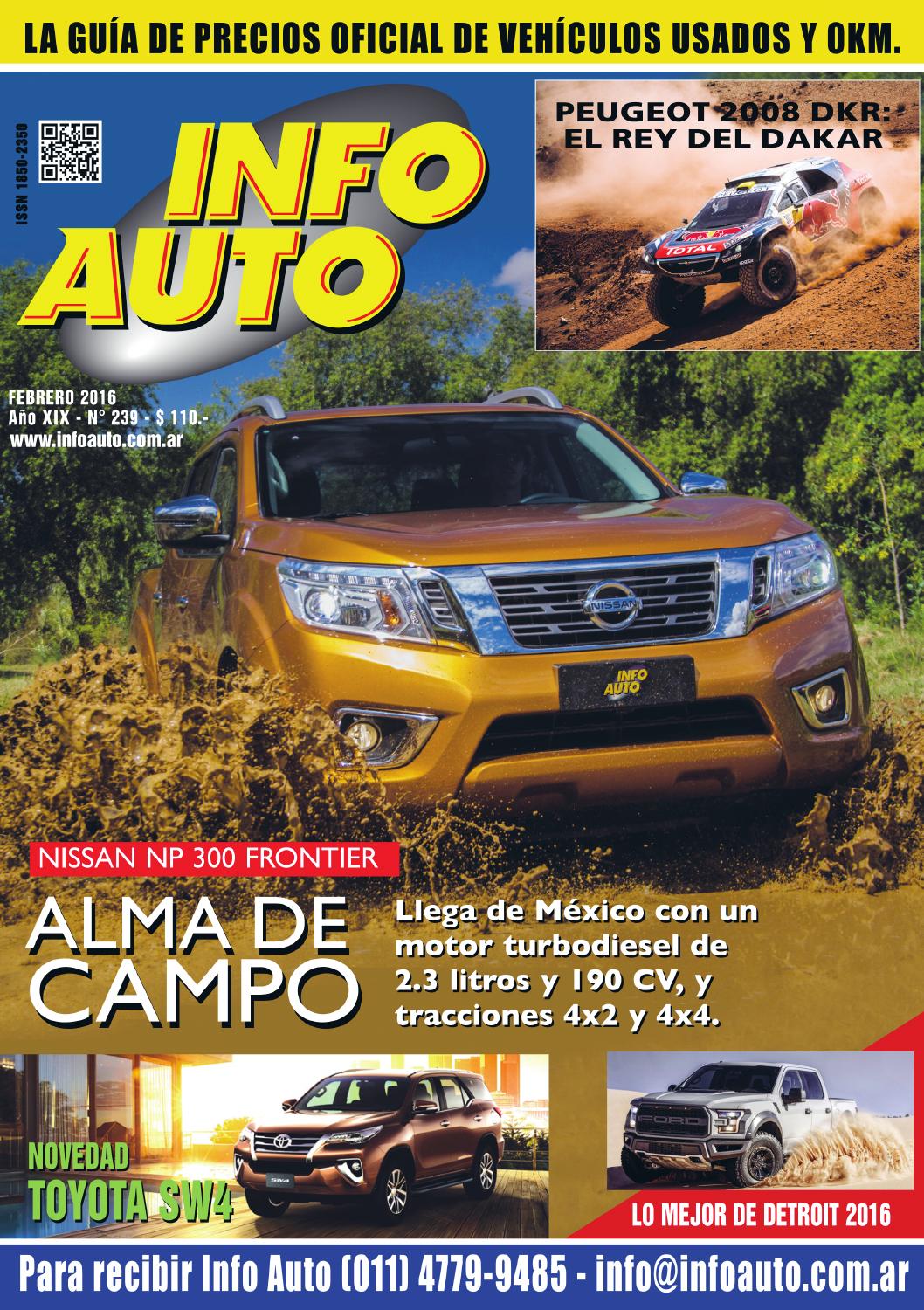 Info auto Febrero 2016 - Nº239 by Info Auto Argentina - Issuu