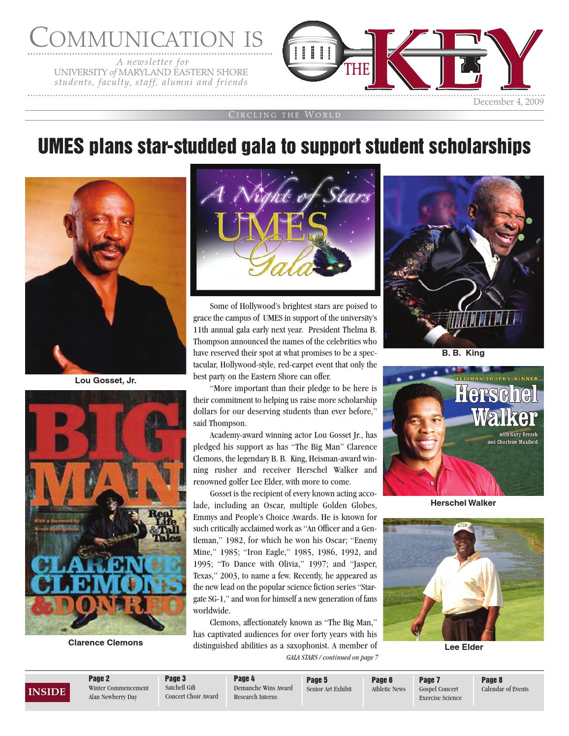 The Key December 4, 2009 Edition by University of Maryland Eastern ...