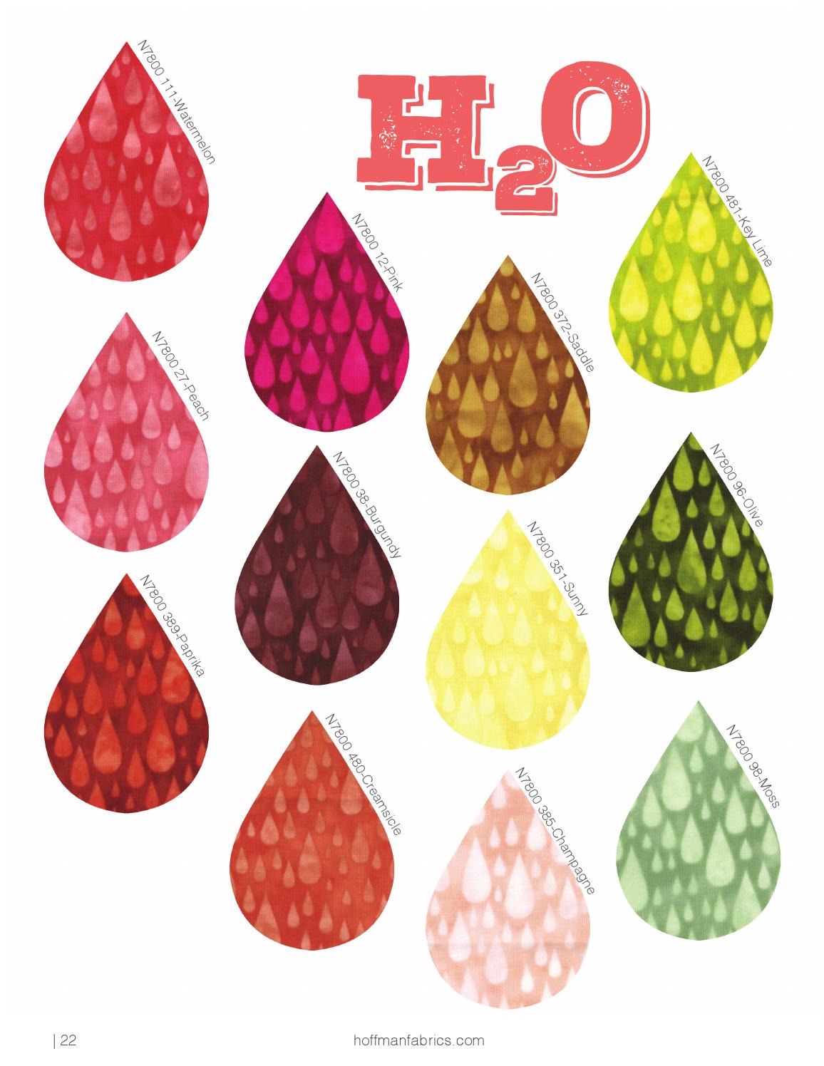 H20 by Hoffman California Fabrics - Issuu