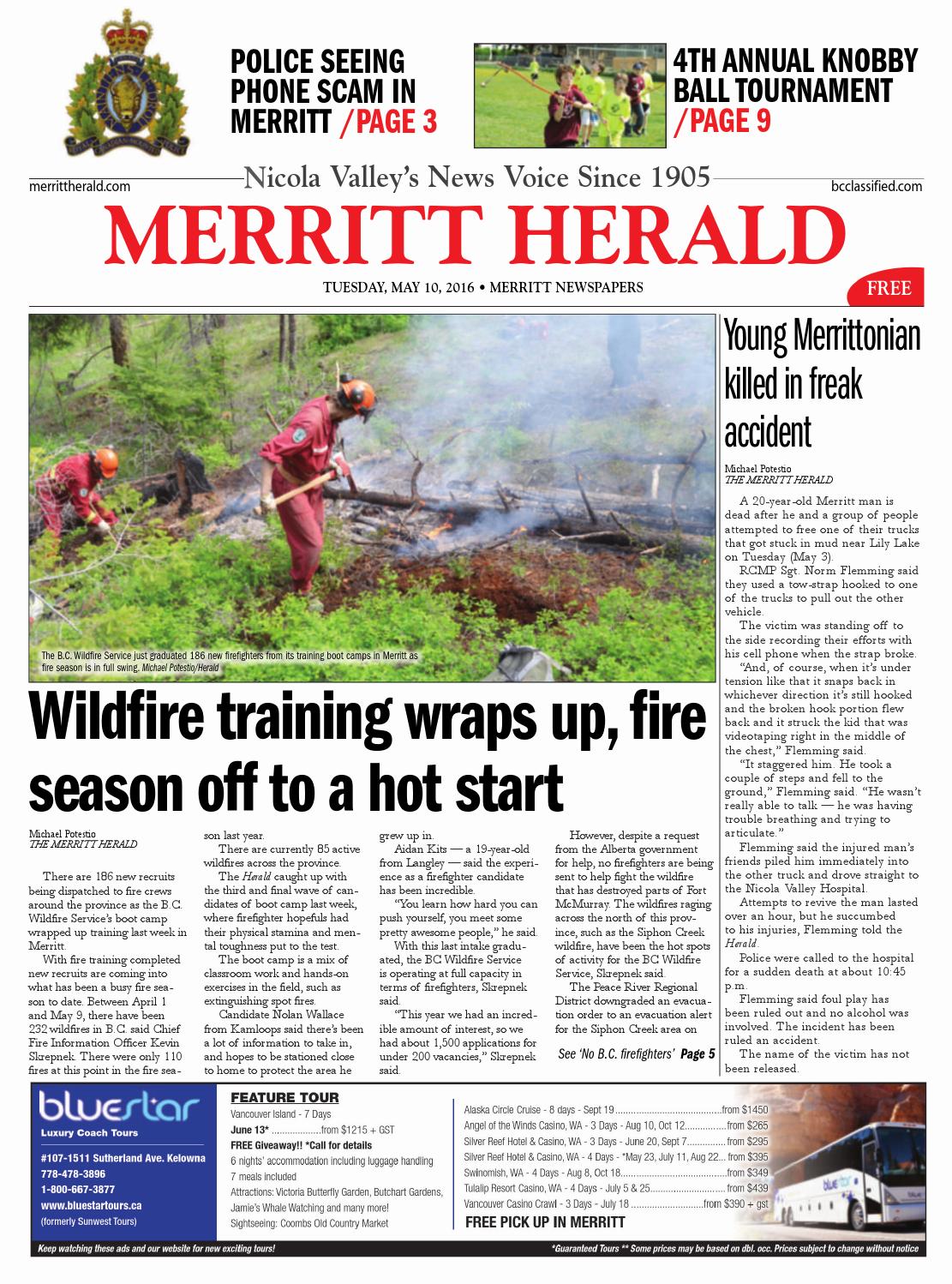 Merritt Herald, May 10, 2016 by Black Press Media Group - Issuu