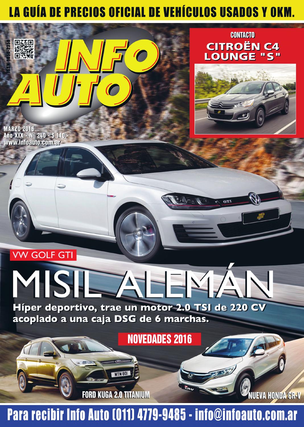 Info auto Marzo - Nº240 by Info Auto Argentina - Issuu