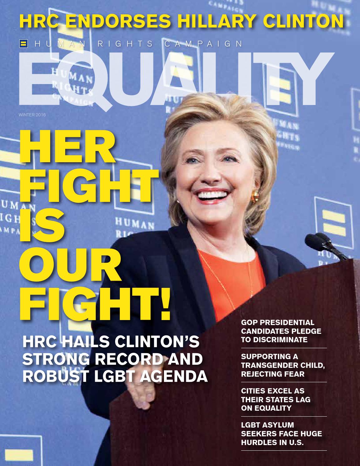 Equality Magazine Winter 2016 by Human Rights Campaign - Issuu