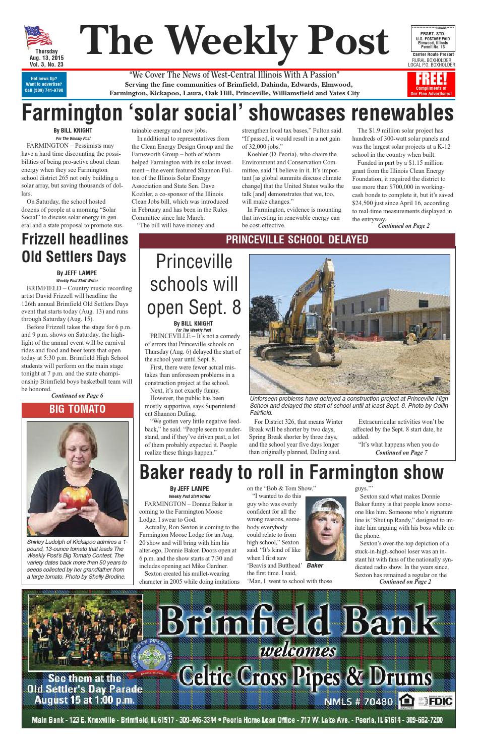 The Weekly Post 8/13/15 by The Weekly Post - Issuu