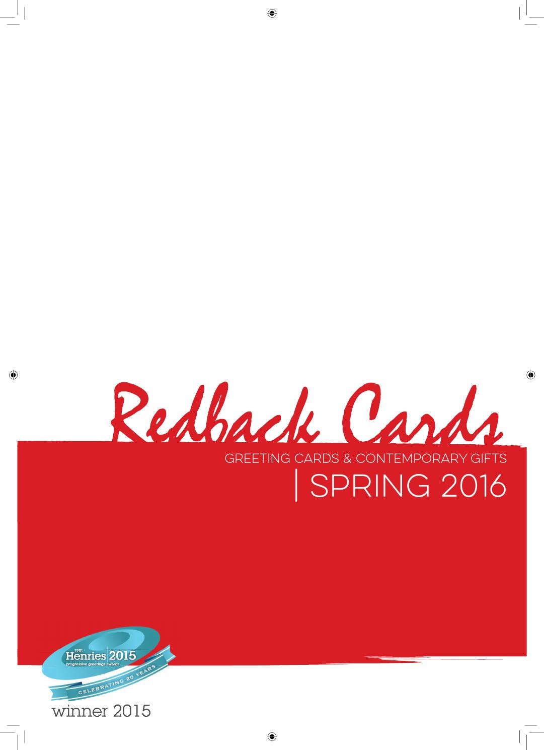 Redback Brochure 2015 by Redback Cards - Issuu