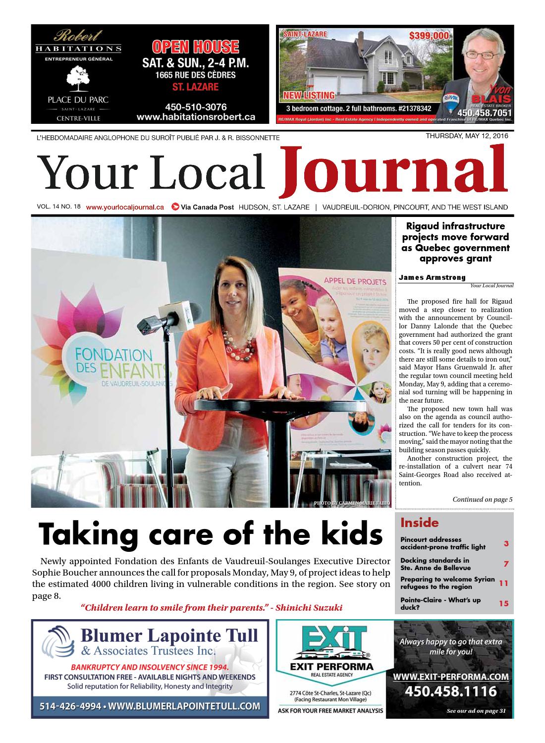 Your Local Journal - May 12th, 2016 by Your Local Journal - Issuu