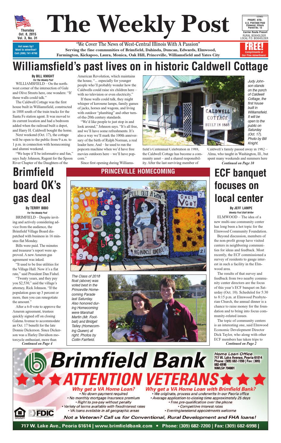 The Weekly Post 10/8/15 by The Weekly Post - Issuu