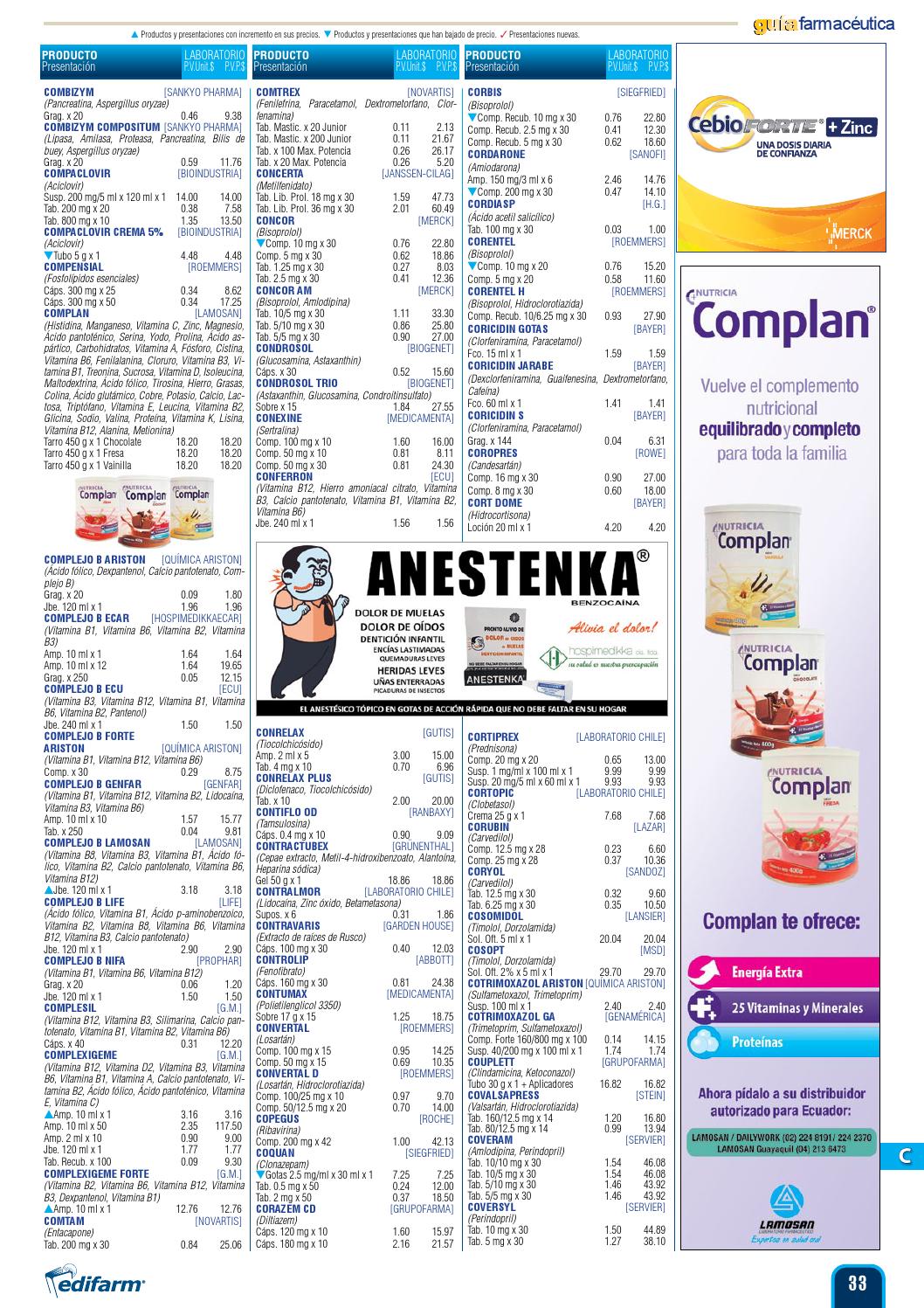Guia Farmaceutica Edifarm no 153 by Edifarm & Cía. - Issuu