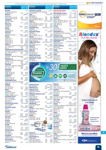 Guia Farmaceutica Edifarm no 153 by Edifarm & Cía. - Issuu