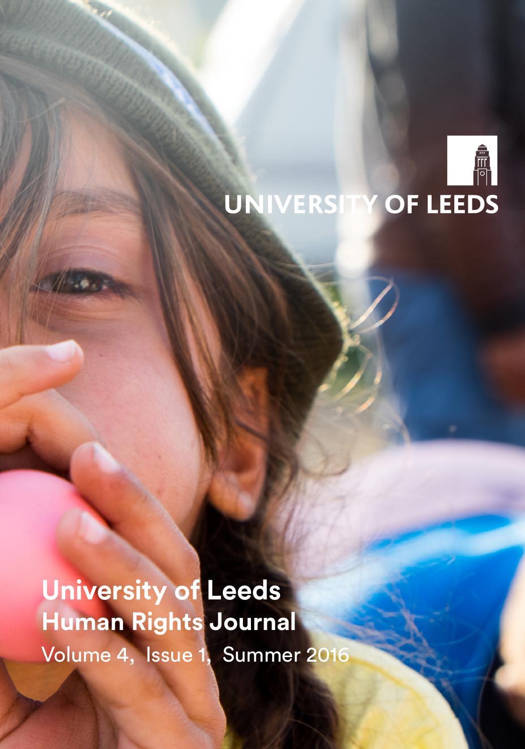 University of Leeds Human Rights Journal - Volume 4, Issue 1 by Leeds ...