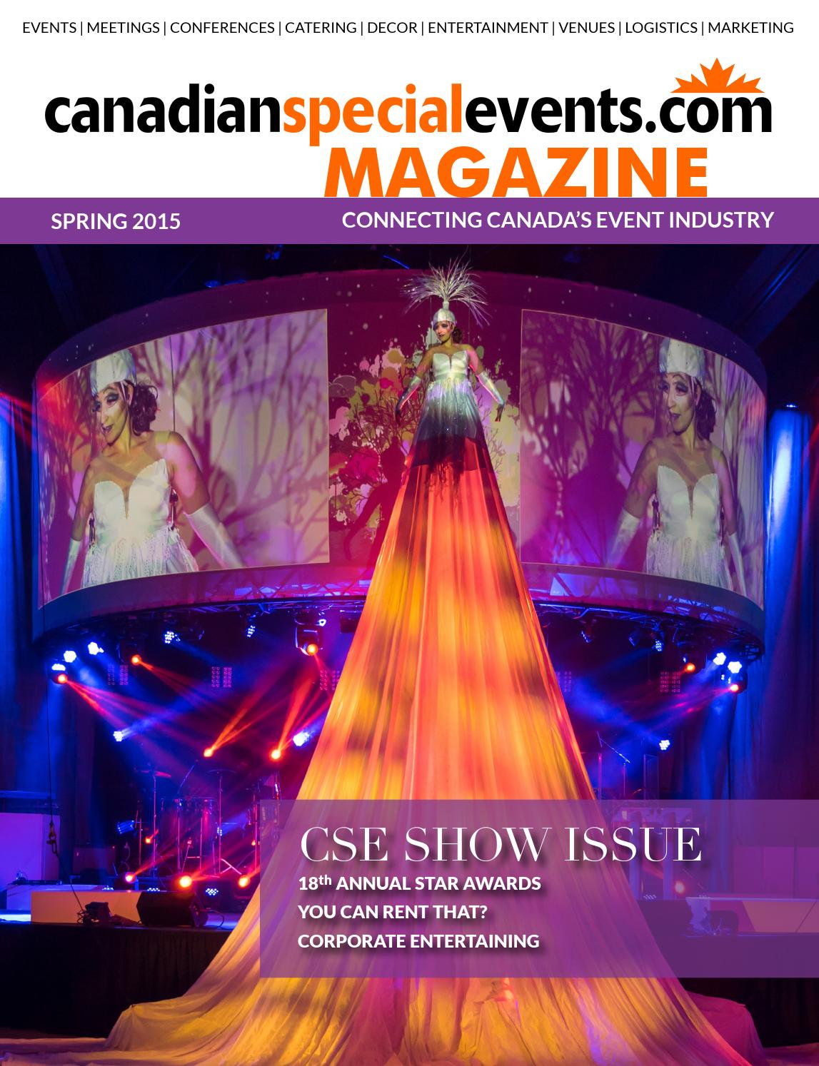 Canadian Special Events Magazine Winter 2015 by Canadian Special Events ...
