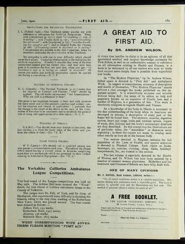 First Aid Journal 1918 - 1920 by Museum of the Order of St John - Issuu