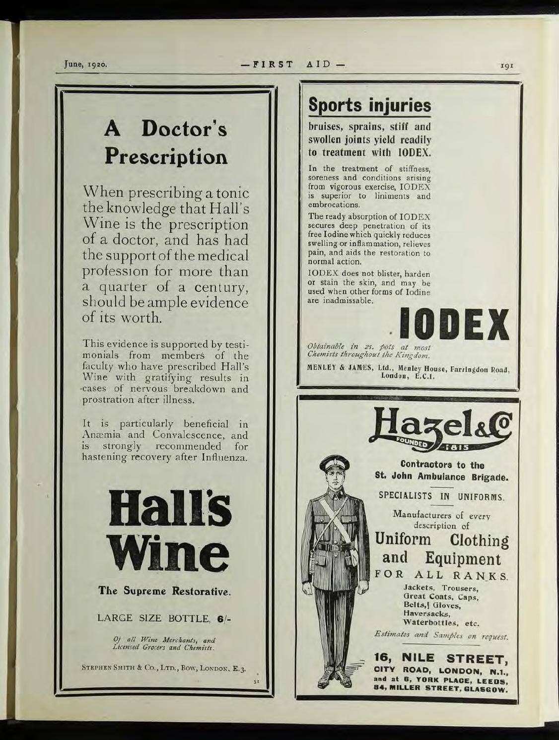 First Aid Journal 1918 - 1920 by Museum of the Order of St John - Issuu