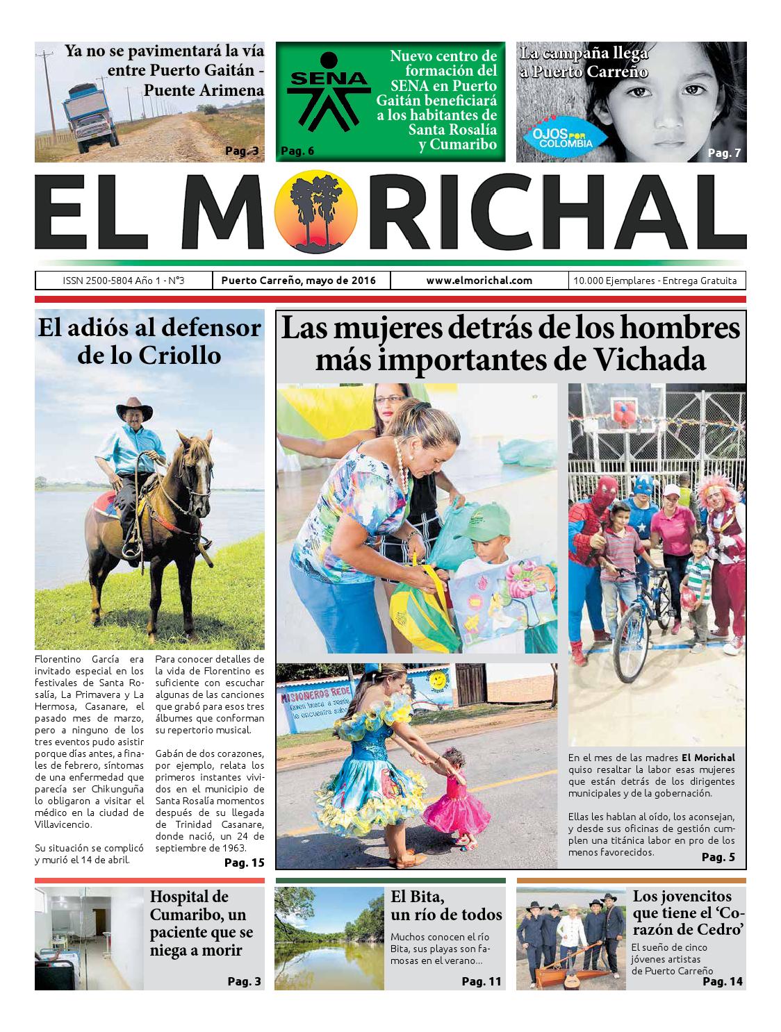 El morichal N° 3 - Mayo 2016 by wpgrafico - Issuu