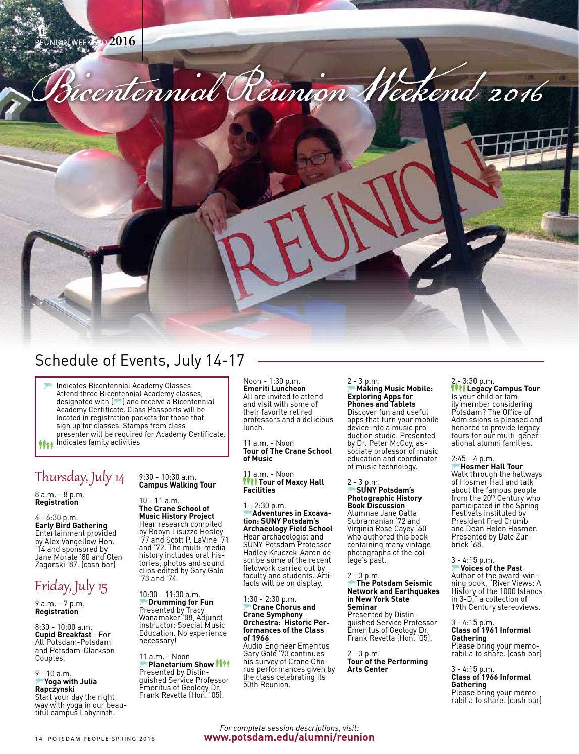 Potsdam People - Spring 2016 by SUNY Potsdam - Issuu