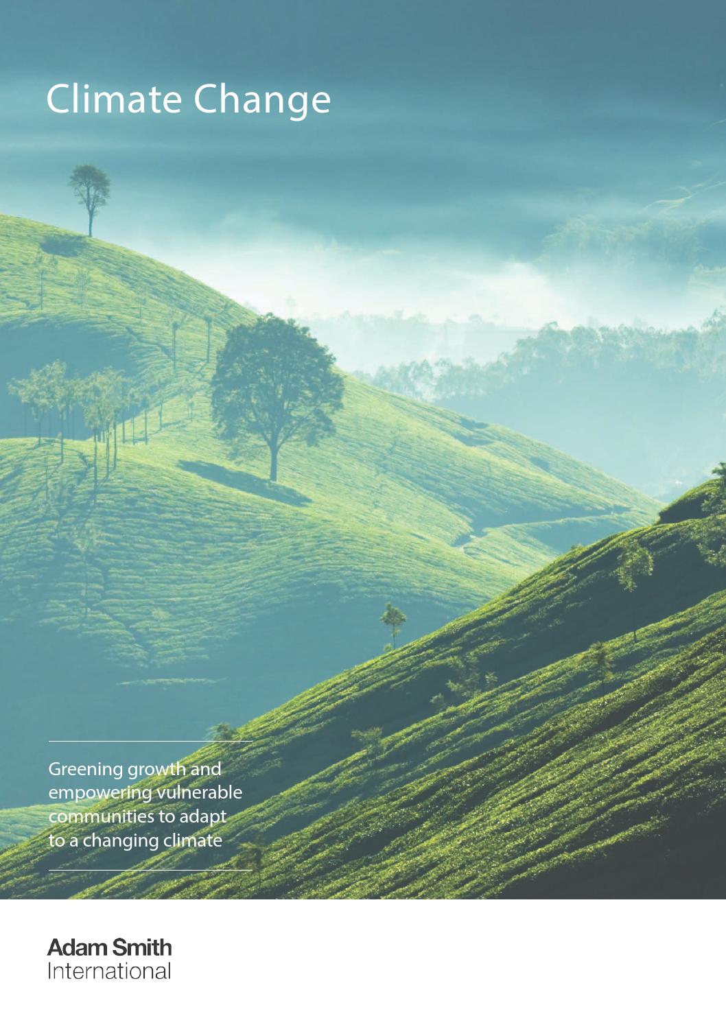 Climate Change brochure by Adam Smith International - Issuu