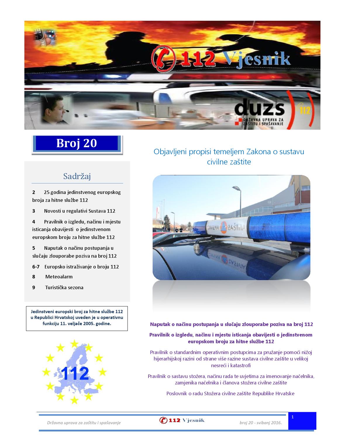 112 vjesnik - broj 20 by 112 novosti - Issuu