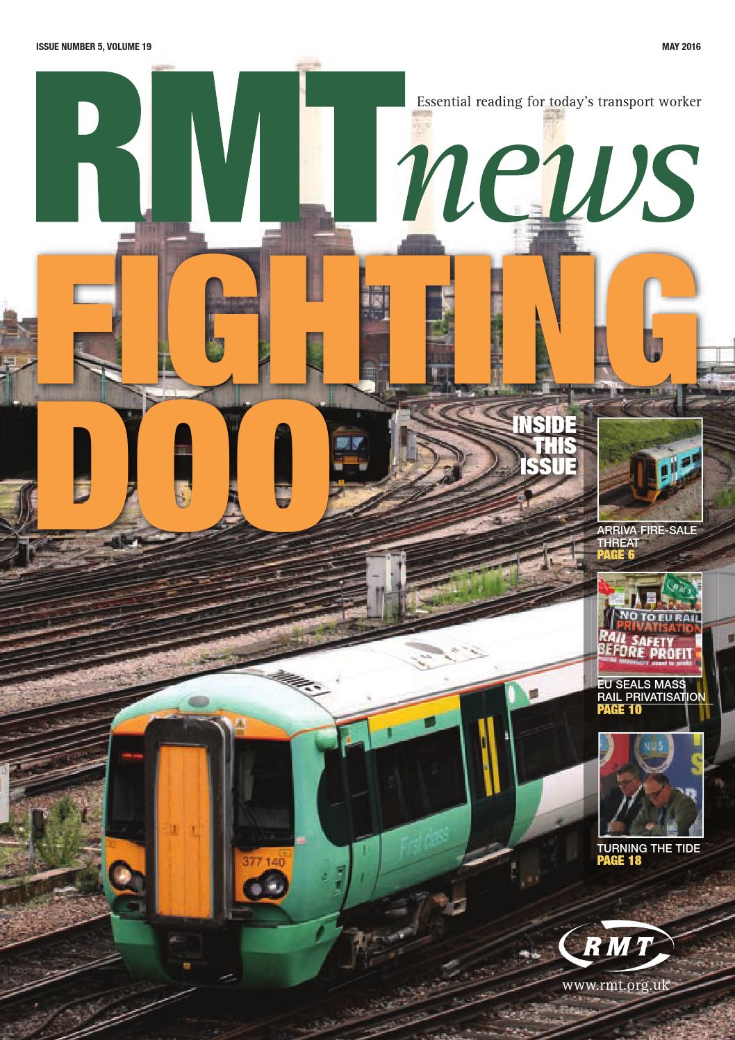 RMT News May 2016 by RMT Union - Issuu