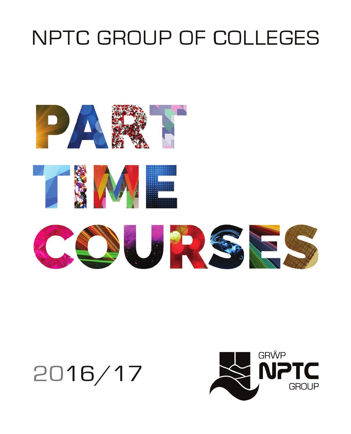 NPTC Group of Colleges Part-time Prospectus 2016 by NPTC Group of ...